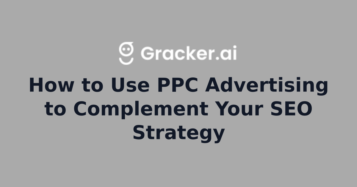 How to Use PPC Advertising to Complement Your SEO Strategy | SEO 101