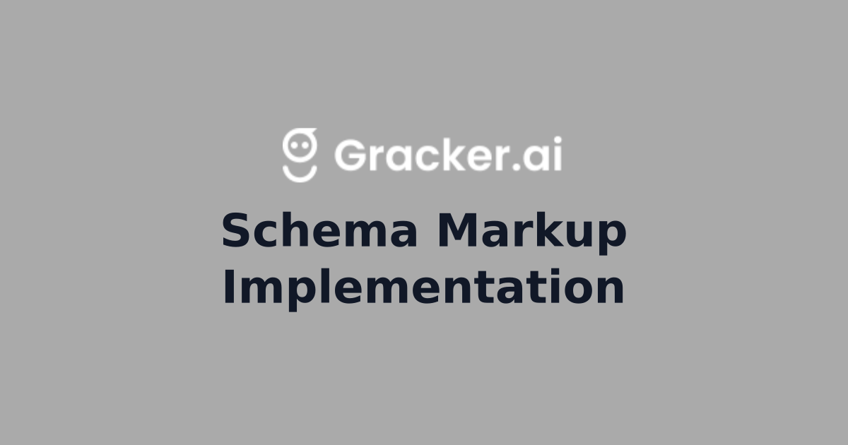 Schema Markup Implementation | SEO 101