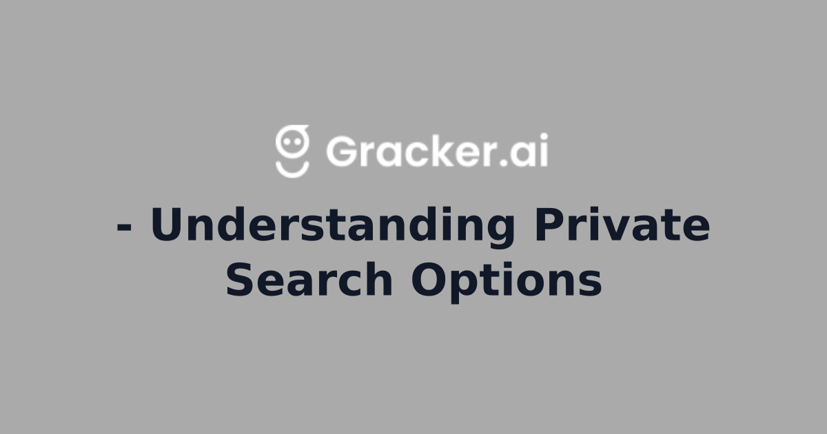 Understanding Private Search Options | SEO 101