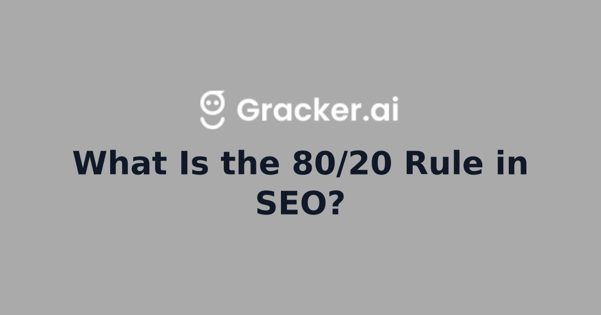What Is the 80/20 Rule in SEO? | Programmatic SEO Hub