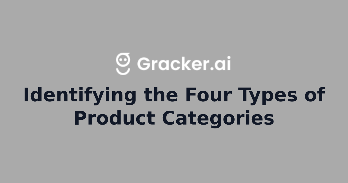 Identifying the Four Types of Product Categories | CyberMarketing Hub