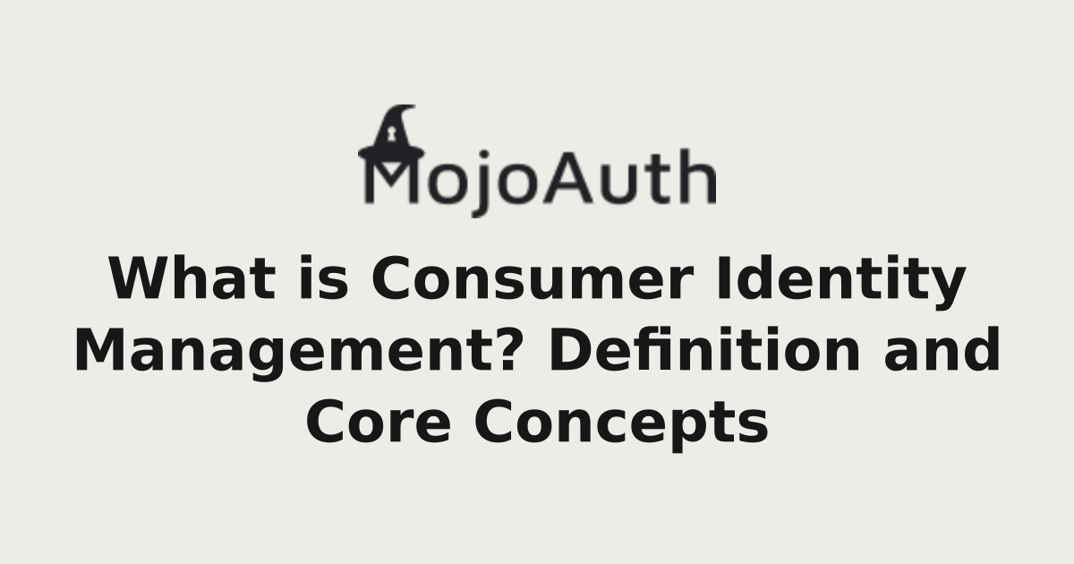 What is Consumer Identity Management? Definition and Core Concepts ...