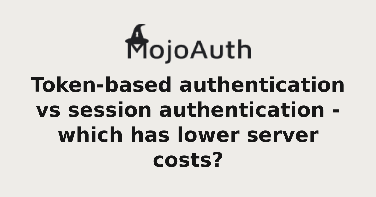 Token-based authentication vs session authentication - which has lower ...