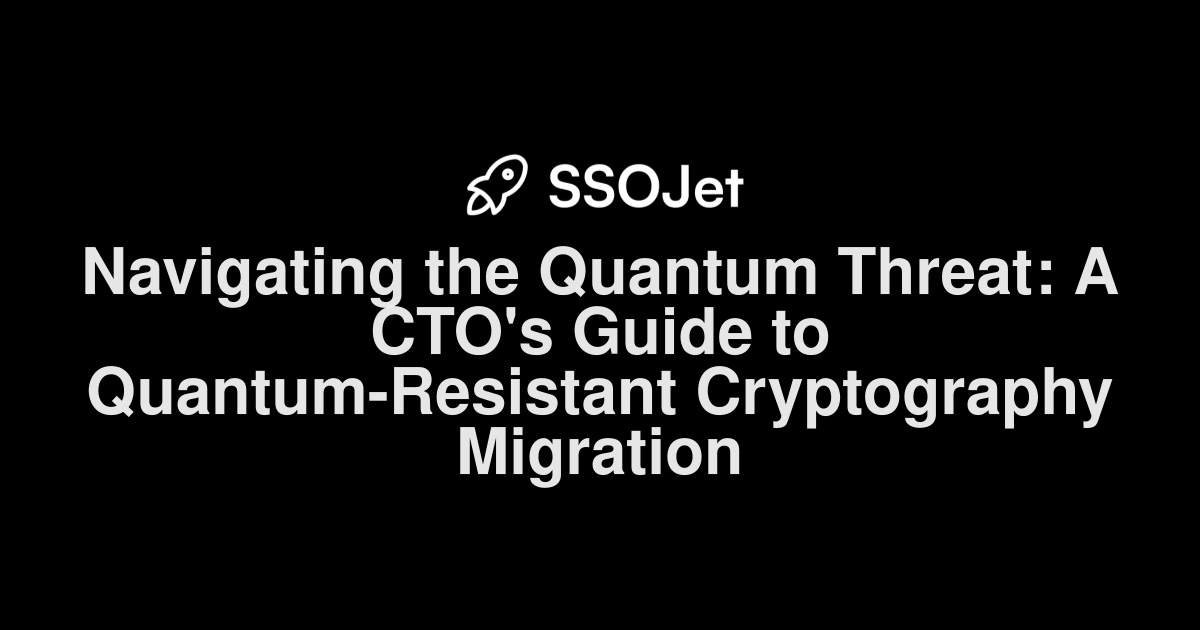 Navigating the Quantum Threat: A CTO's Guide to Quantum-Resistant Cryptography Migration | CIAM ...