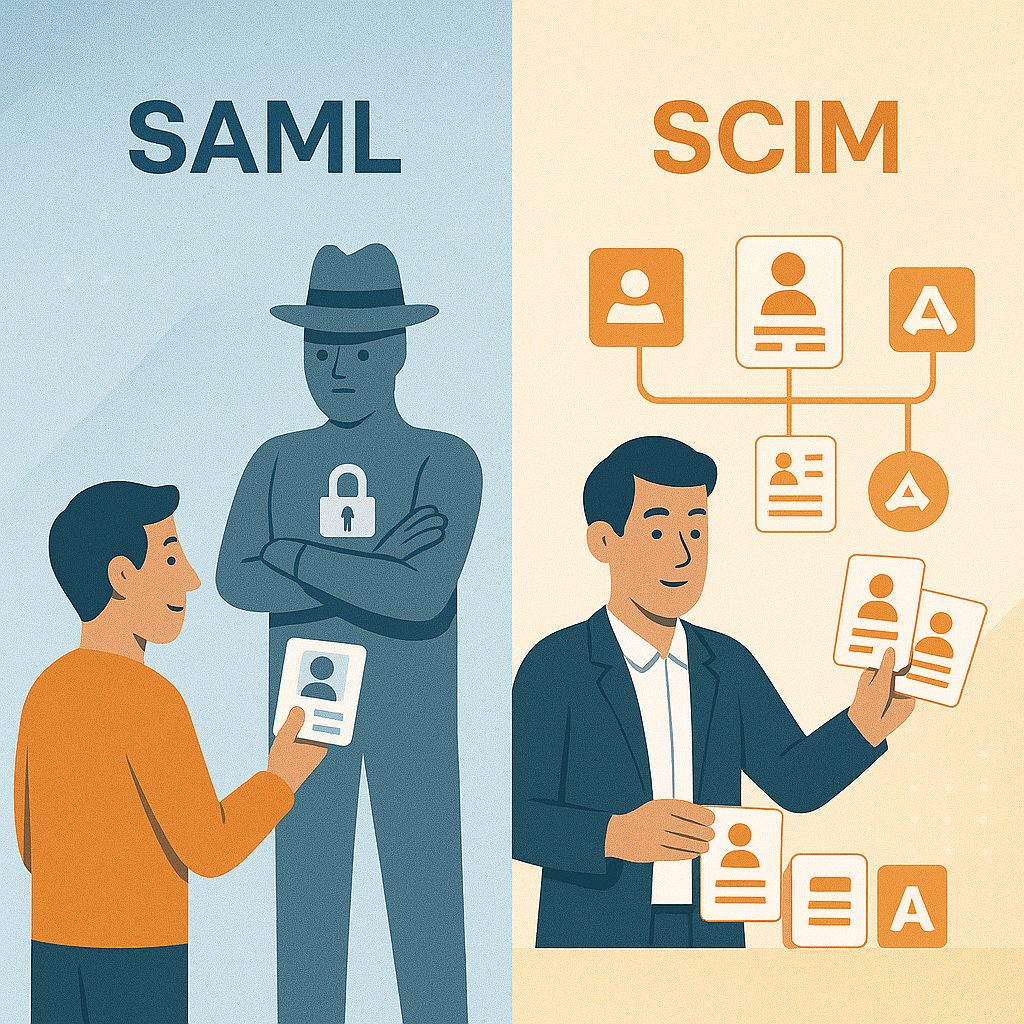 SCIM vs SAML: Understanding the Difference Between Provisioning and Authentication