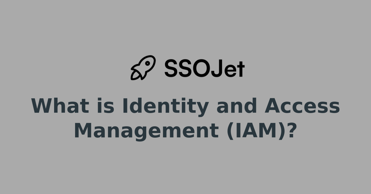What is Identity and Access Management (IAM)? | SSOJet - Enterprise SSO & Identity Solutions