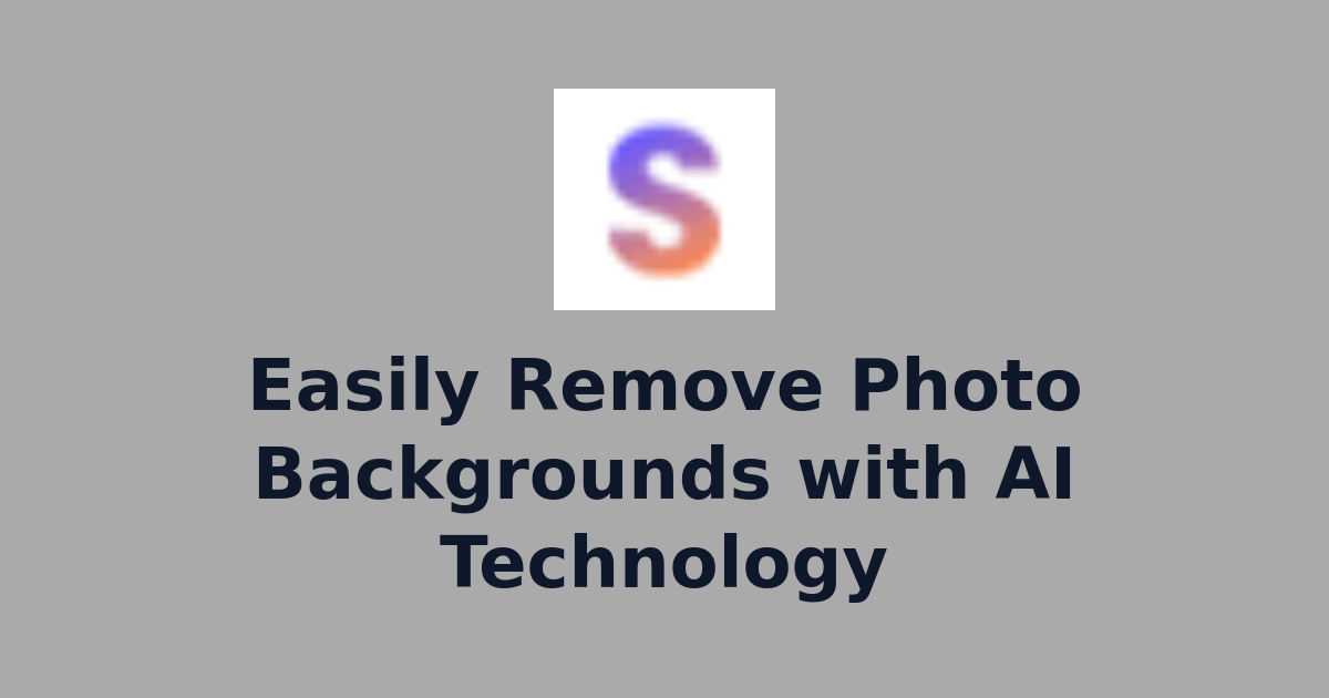 Easily Remove Photo Backgrounds with AI Technology | AI Image ...