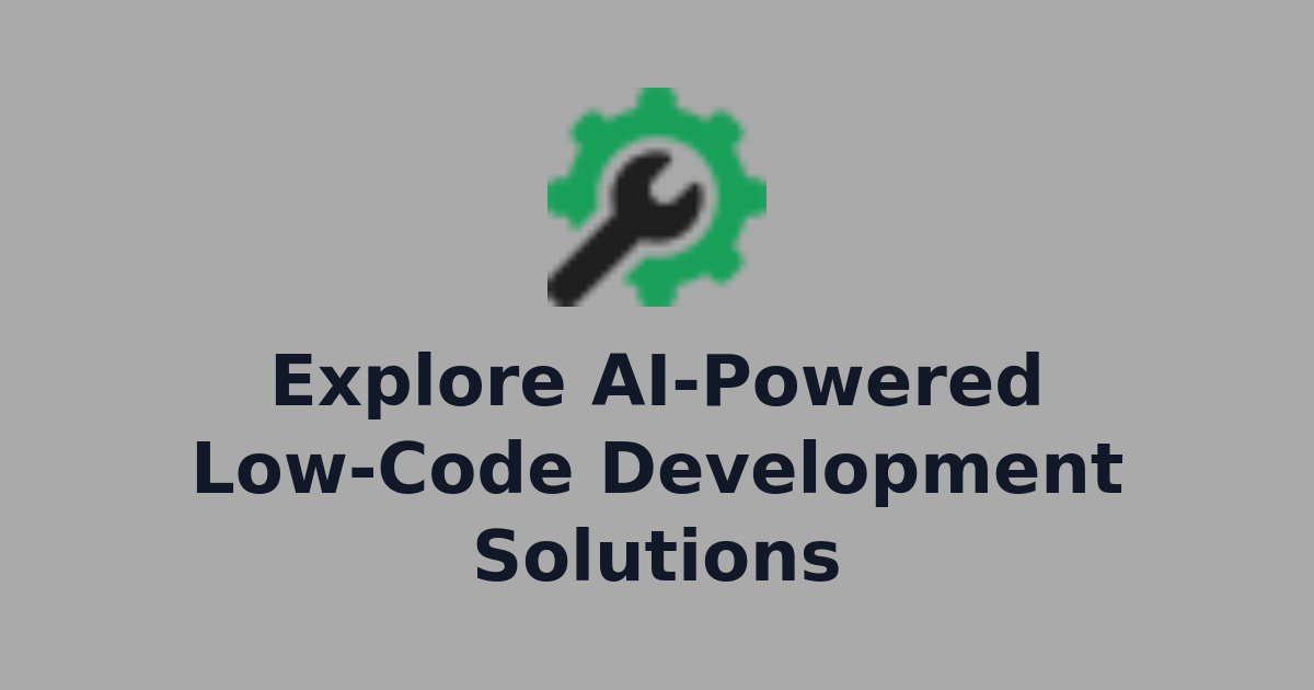 Explore AI-Powered Low-Code Development Solutions | KodeJungle - All In ...