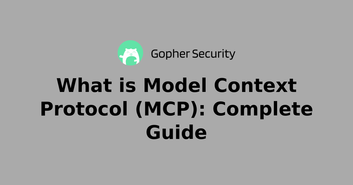 What is Model Context Protocol (MCP): Complete Guide | Gopher MCP: On-demand MCP Servers and ...