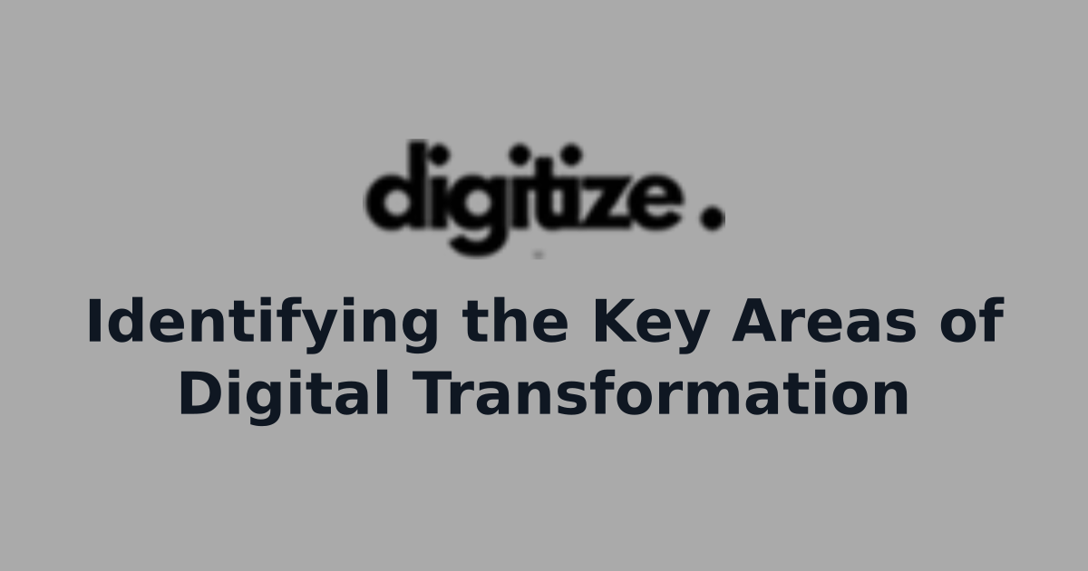 Identifying the Key Areas of Digital Transformation | Digital Insights ...