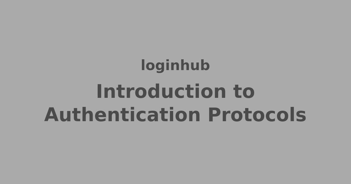 Introduction to Authentication Protocols | The Ultimate Blog for AI ...